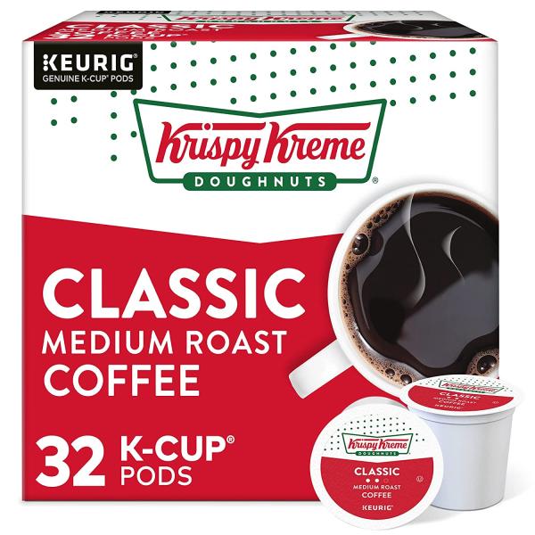 商品名Krispy Kreme Classic Keurig Single-Serve K-Cup Pods, Medium Roast Coffee, 32 CountKrispy Kreme Classic, Single-Serve ...