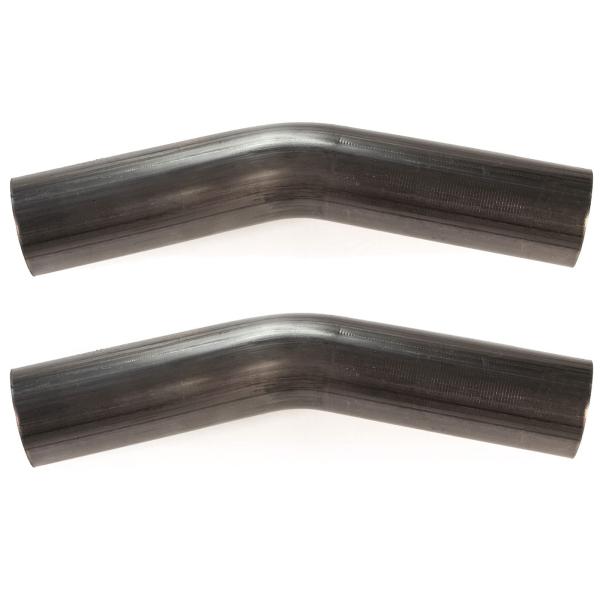 商品名: Squirrelly 2.5インチ 45度 304 ステンレススチール マンドレルベンド パイピング 排気パイプ (2個パック) Squirrelly 2.5" Inch Stainless Steel Mandrel Bends...