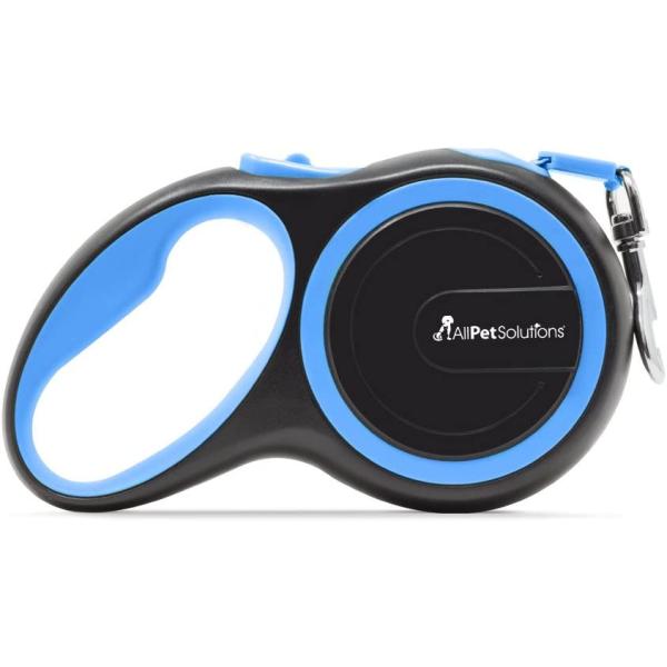 商品名allpetsolutions Retractable Dog Leash Extending Lead - 110 lb Dogs; 26 ft - with Anti-Slip Brake, Release Button, Ant...