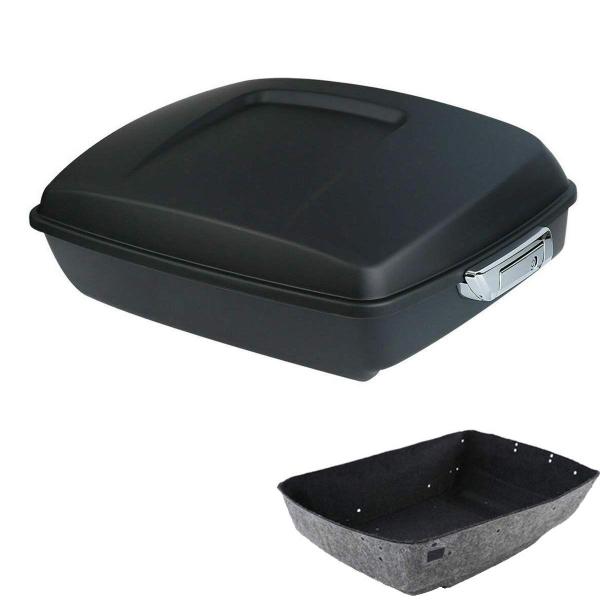 商品名: TCMT マットブラック チョップドツアーパック トランク ラッチ付き Harley Tour Pak Touring CVO Road King Road Glide Street Glide エレクトラグライド ウルトラリミテ...