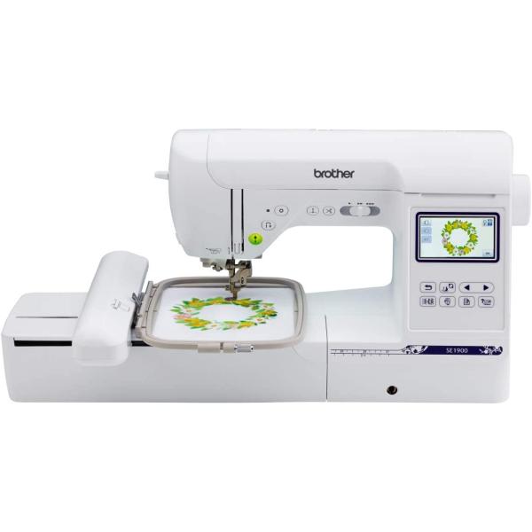 商品名Brother SE1900 Sewing and Embroidery Machine, 138 Designs, 240 Built-in Stitches, Computerized, 5"" x 7"" Hoop Area, ...