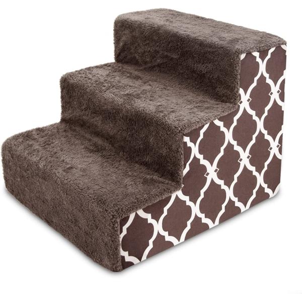 商品名Best Pet Supplies Foam Pet Steps for Small Dogs and Cats, Portable Ramp Stairs for Couch, Sofa, and High Bed Climbing...