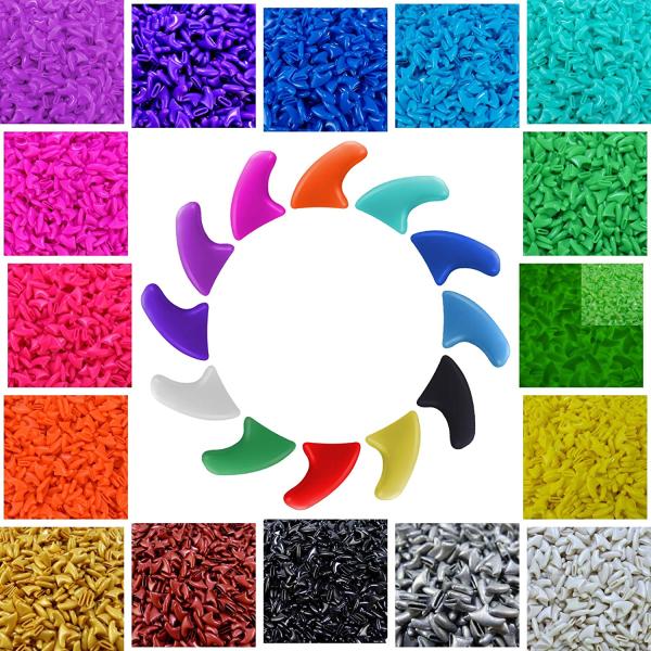 商品名zetpo Cat Nail Caps | Cat Claw Covers | with Adhesives and Applicators (M, 5X Solid Random Colors | 100 pcs)ブランド：zetp...