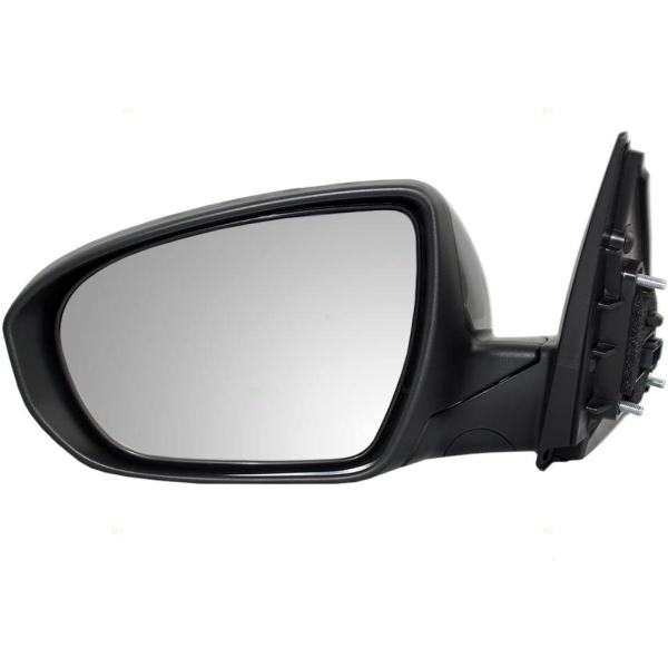 商品名運転席用パワーサイドビューミラー 加熱信号交換品 Kia 876104C501 876104C510用Brock Replacement Drivers Power Side View Mirror Heated Signal Com...