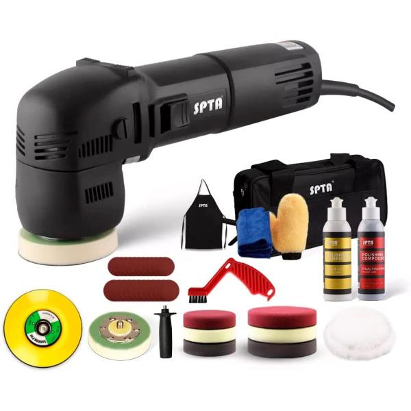 商品名SPTA Buffer Polisher, Orbital Car Polisher 3 Inch 10mm/780W Variable Speed Orbit Dual Action Polisher Auto Detailing ...