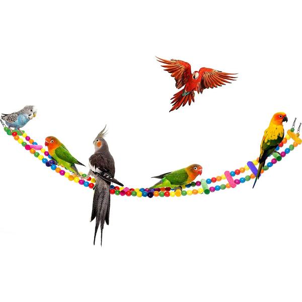 商品名SunGrow Bird Ladder Bridge, 31x4 Inches, Raw Wood and Edible Dye, Suitable for Small to Medium Birds, 1 Pieceブランド：Sun...