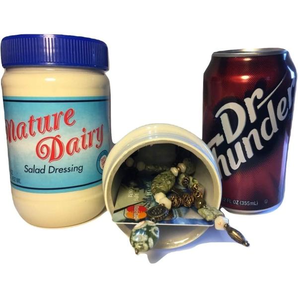 商品名：Stash Safes Diversion Secret Safe Salad Dressing With Free Bonus Can Container To Hide Money Jewelry Stuffブランド：Smart...