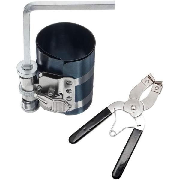 商品名Car Engine Piston Ring Installer Removal Kit Compressor Tool &amp; Adjustable Piston Installer Plierブランド：Yarrkc商品サイズ：...
