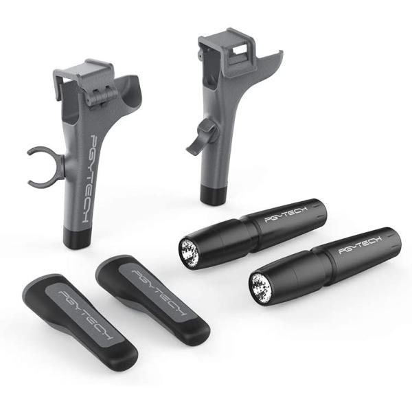 商品名：PGYTECH Mavic 2 Landing Gear Extensions LED Head Lamp Light Set for DJI Mavic 2 Pro Zoom (Without Batteries)ブランド：PGY...