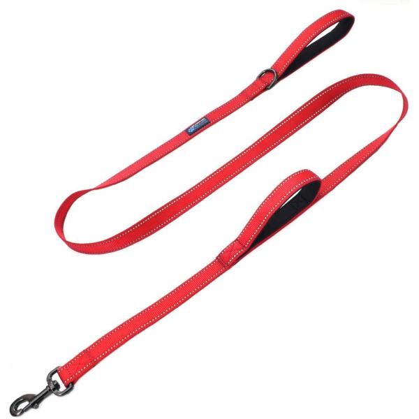 商品名なしMax and Neo Double Handle Traffic Dog Leash Reflective - We Donate a Leash to a Dog Rescue for Every Leash Sold (RE...