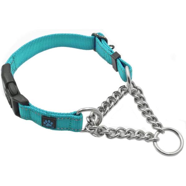 商品名Max and Neo Stainless Steel Chain Martingale Collar - We Donate a Collar to a Dog Rescue for Every Collar Sold (Small...