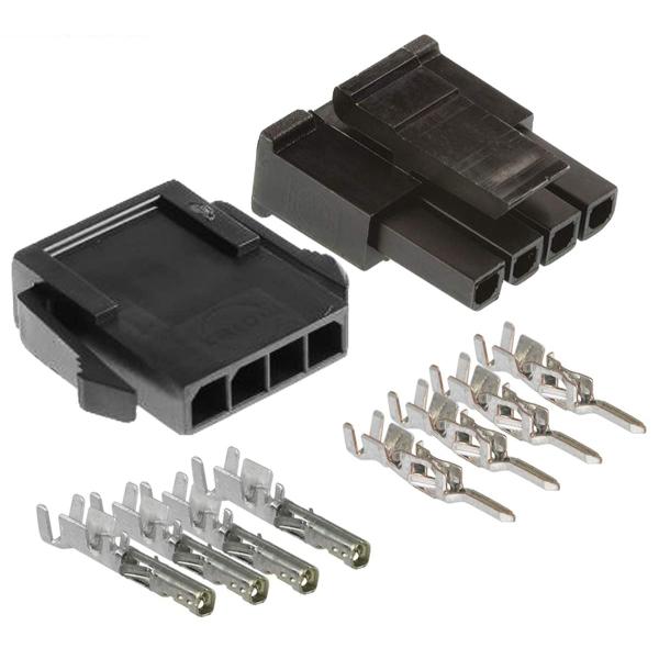 商品名Molex Micro-Fit 3.0 Single Row (4-Pin) Male &amp; Female Receptacle Plug, w/Terminal socketsブランド：Molex商品サイズ：高さ：1.8 cm...