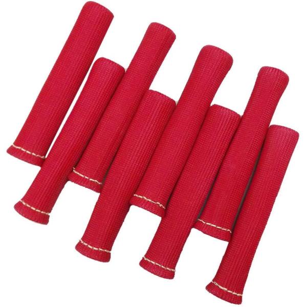 商品名Labwork レッド 8個入り 1200°スパークプラグワイヤーブーツ 熱シールドプロテクタースリーブ SBC BBClabwork Red 8pcs 1200° Spark Plug Wire Boots Heat Shield ...