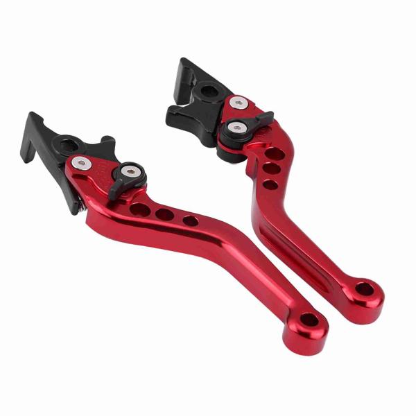 商品名:  Acouto Dual Brake Lever 1 Pair CNC Aluminum Double Disc Brake Levers for Motorcycle Scooter Modification Below 150...