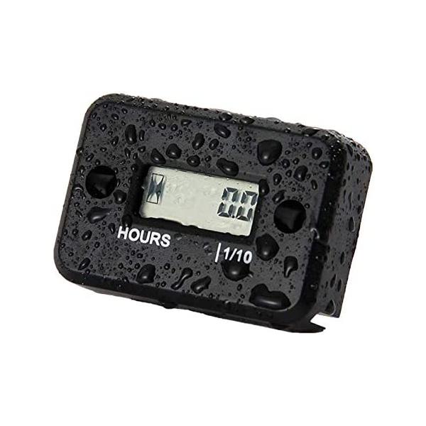 商品名Nine-Rong Digital LCD Inductive Hour Meter Hourmeter Waterproof for Marine Boat SnowBlower Inverter Generator Motorcy...
