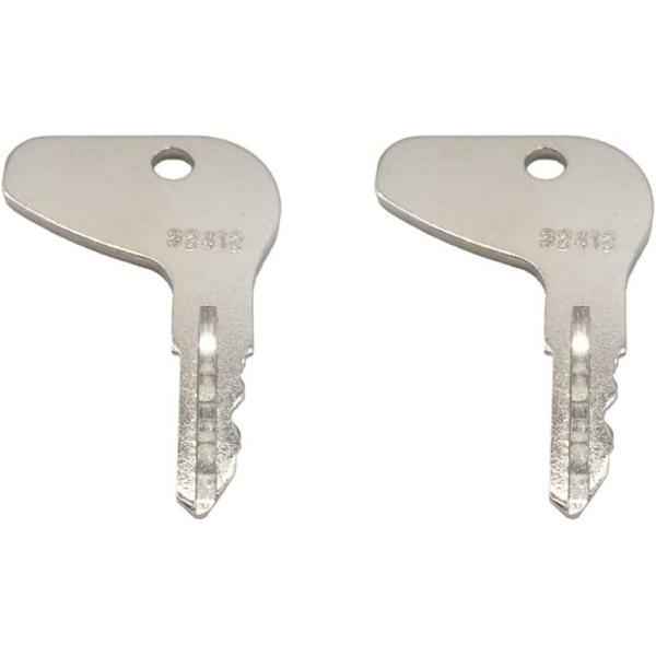 商品名イグニッションスイッチキー 35260-31852 クボタL Mシリーズ H32412 トラクターキー Mahindra 三菱用 2個2 Pcs Ignition Switch Key 35260-31852 fits Kubota ...