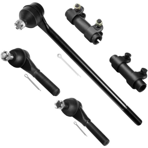 商品名SCITOO サスペンションKti フロントインナーアウタータイロッドエンド調整スリーブ 5ピース 1980-1996 フォードブロンコ用 F-150用 F-250用 F-350用SCITOO 5pcs Front Suspensio...