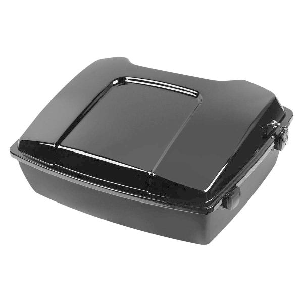 商品名: TCMT 10.75インチ チョップド ツアーパック トランクセット ハーレーツーリングツアーパック ロードキング ロードグライド ストリートグライド エレクトラグライド 1997-2013用 (ブラックラッチ) TCMT 10....