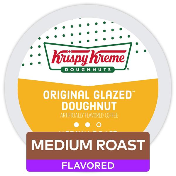 商品名Krispy Kreme Original Glazed Doughnut, Single-Serve Keurig K-Cup Pods, Flavored Medium Roast Coffee, 72 Countブランド：Kri...