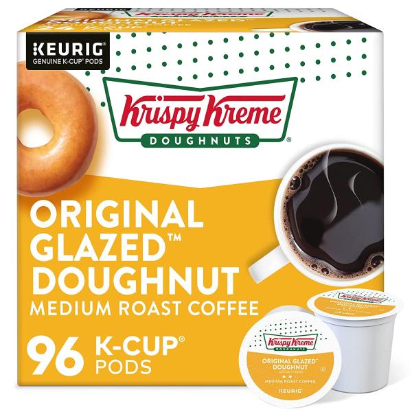 商品名Krispy Kreme Original Glazed Doughnut, Single-Serve Keurig K-Cup Pods, Flavored Medium Roast Coffee, 96 Countブランド：Kri...