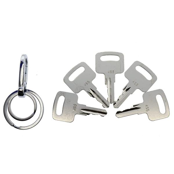 商品名(ムーバーパーツ) Mover Parts イグニッションキー455 シザーリフトブームリフト ジーニー スカイジャック テレックス シュノーケル マンリフトアップ用JEENDA (5) Ignition Keys 455 with ...
