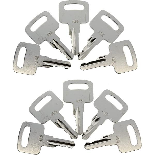 商品名Mover Parts イグニッションキー455 シザーリフトブームリフト用 Genie Skyjack Terex シュノーケルマンリフトアップ用 10個JEENDA (10) Ignition Keys 455 for Sciss...
