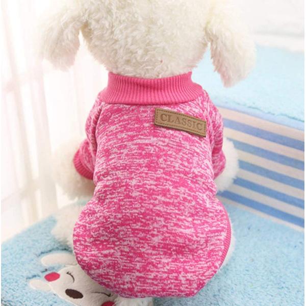 商品名Idepet Pet Dog Classic Knitwear Sweater,Soft Fleece Coat for Small,Medium Dog,Warm Pet Dog Cat Clothes,Soft Puppy Cus...
