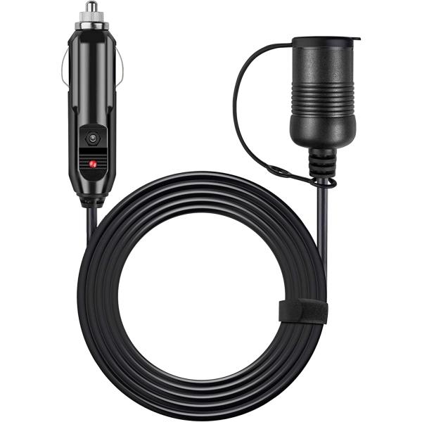 商品名AstroAI 12Ft/12V Cigarette Lighter Extension Cord, Male to Female Socket 120W/15A Heavy Duty Extension Cord, Compatib...