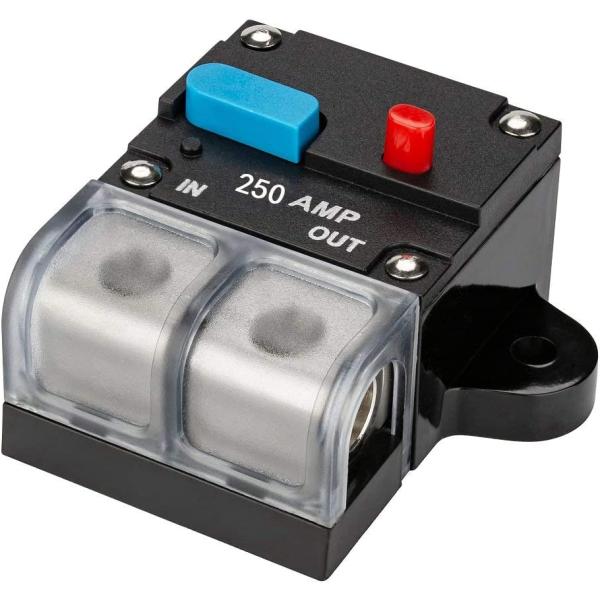 商品名Fuse Holders Inverter, Jtron Circuit Breaker 250 AMP Car Audio Solar Energy Inline Circuit Breaker Fuse Inverter with...
