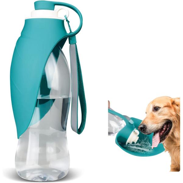 商品名：TIOVERY Dog Water Bottle for Walking, Pet Water Dispenser Feeder Container Portable with Drinking Cup Bowl Outdoor H...