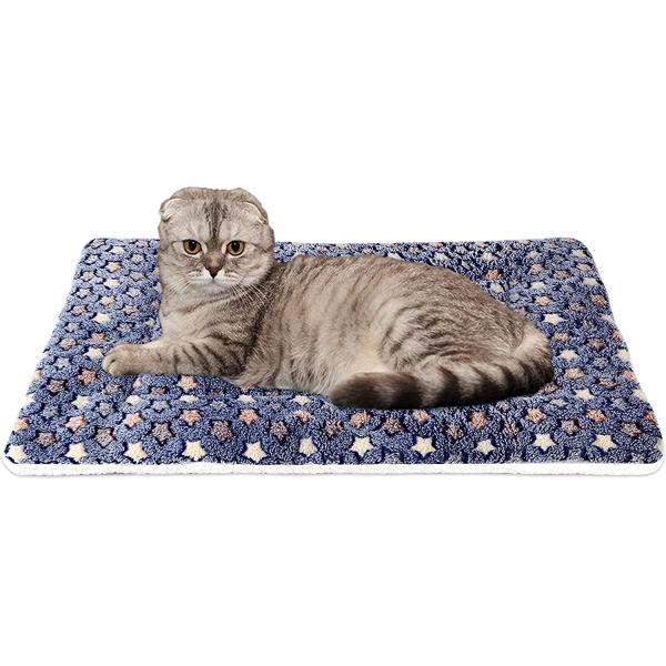商品名FJWYSANGU Pet Blanket Premium Fluffy Flannel Cushion Soft and Warm Mat for Dogs Cats Small Size Animal Blue Starsブランド...