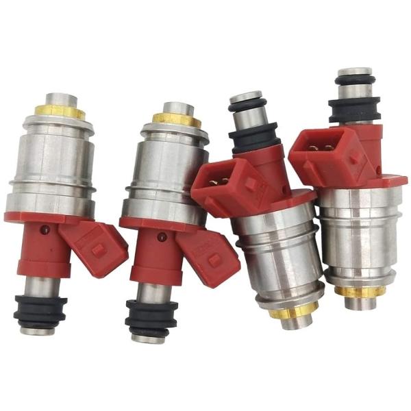 商品名JESBEN 燃料インジェクター 4個セット 1穴 日産ピックアップ用 2.4L 1995 D21 2.4L 1990-1994 16600-86G00 JS21-1JESBEN FJ342 4Pcs Set Fuel Injecto...