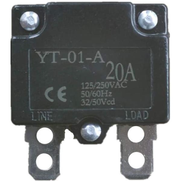 商品名2Pcs 20A 125/250Vac 50Vdc Automatic Reset Relay Fuse Therma Switch Circuit Breaker Current Overload Protector Childre...