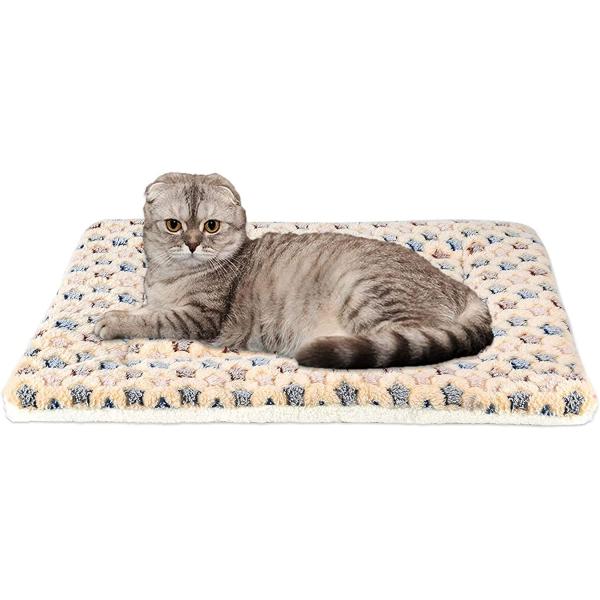 商品名FJWYSANGU Pet Blanket Premium Fluffy Flannel Cushion Soft and Warm Mat for Dogs Cats Small Size Animal Yellow Starsブラ...