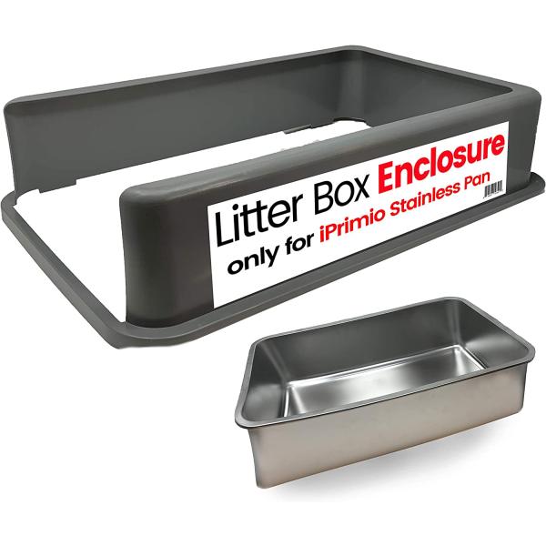 商品名iPrimio Cat Litter Box Enclosure Stainless Steel Litter Box - Litter PAN is NOT Included. Patent Pendingブランド：iPrimio商...