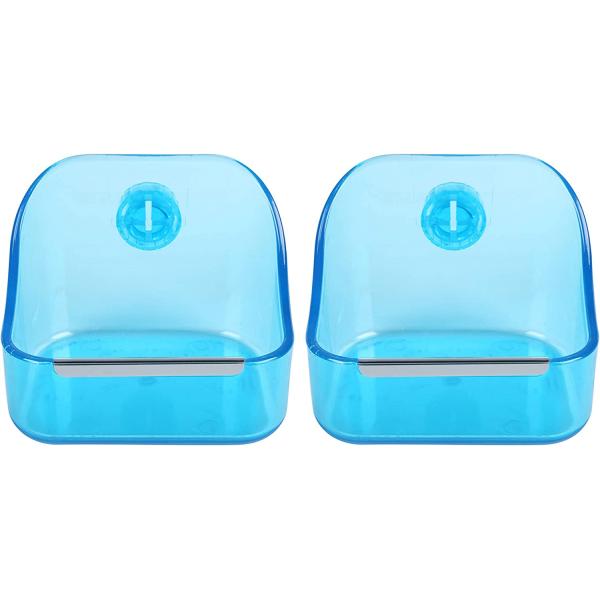 商品名：(2 Pack) 5"" x 3 3/4"" x 4"" CalPalmy Food and Water Bowl for Rabbit, Chinchilla, Guinea Pig - The Best Tip-Proof, C...