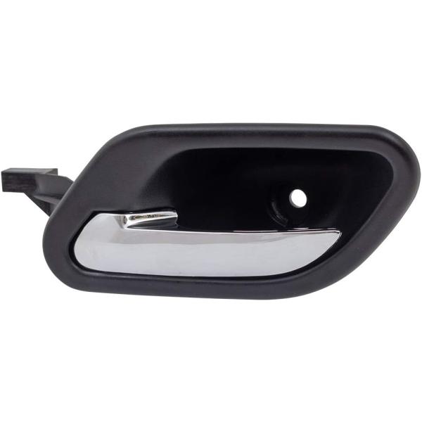 商品名Brock Replacement Drivers Inside Interior Door Handle Chrome Lever w/Black Housing fits Front or Rear Compatible with...