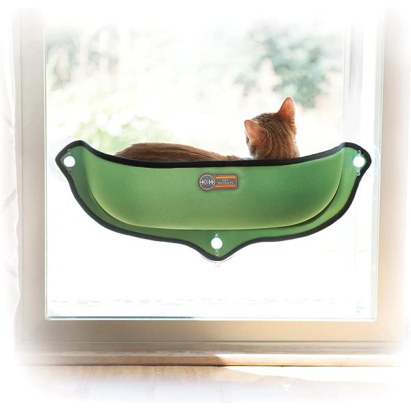 商品名K&amp;H Pet Products EZ Mount Window Bed Kitty Sill Green 27 X 6 X 11 Inchesブランド：K&amp;H PET PRODUCTS商品サイズ：Recyclable...