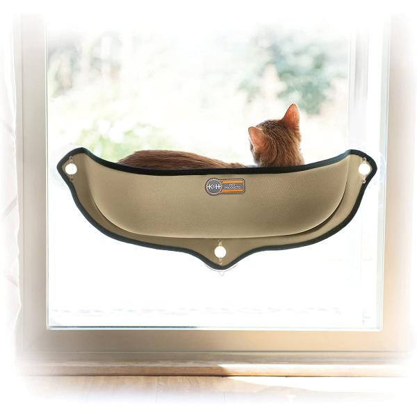 商品名K&amp;H PET PRODUCTS EZ Mount Window Bed Kitty Sill Tan 27 X 11 X 6 Inchesブランド：K&amp;H PET PRODUCTS商品サイズ：Recyclable B...