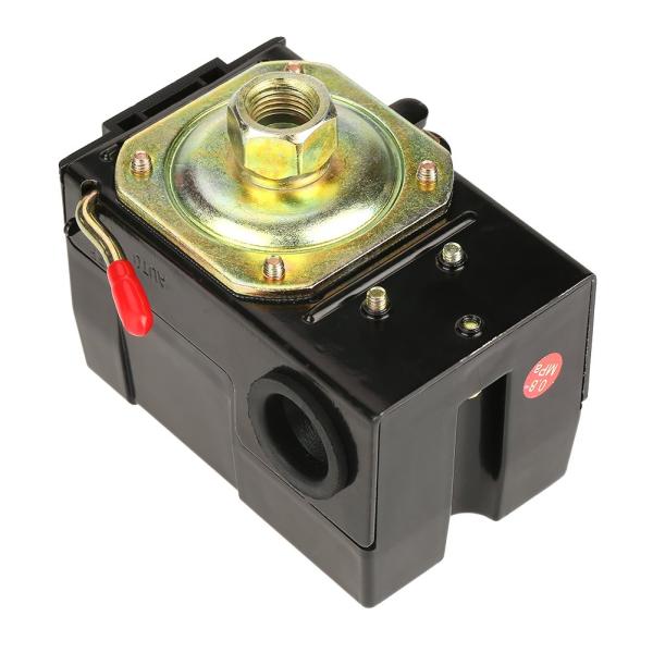 商品名Air Compressor Pressure Switch Control 95-125 PSI 20A 220V, Universal Heavy Duty Air Pressure Control Switch Valveブラン...