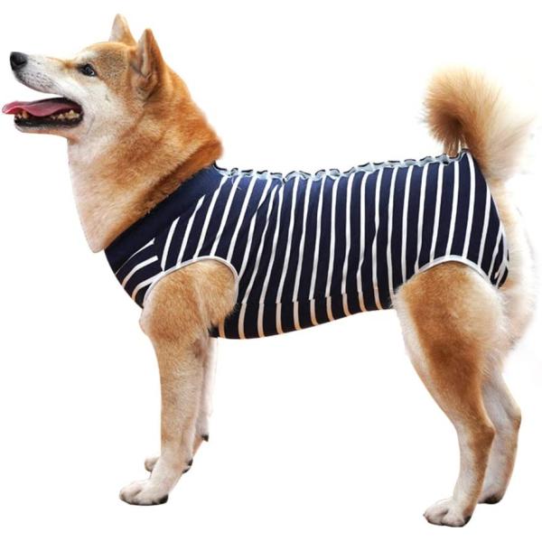 商品名Dog Recovery Suit Abdominal Wound Puppy Surgical Clothes Post-Operative Vest Pet After Surgery Wear Substitute E-Coll...