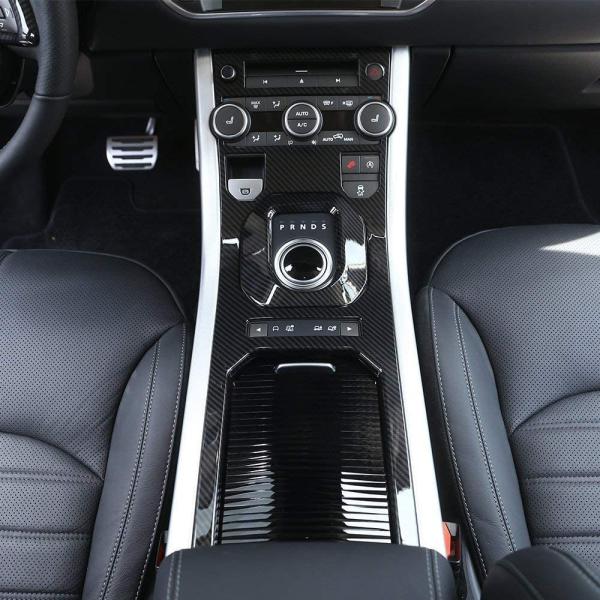 商品名ランドローバー レンジローバー Evoque 2012-2019 ABSプラスチックセンターコンソールギアパネル装飾カバートリム YW-695for Land Rover Range Rover Evoque 2012-2019 AB...