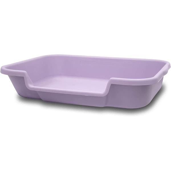 商品名猫 トイレ 猫トイレ ネコ トイレ 猫 システムトイレ 猫のトイレ 猫用トイレ本体… (Storybook Lavender)KittyGoHere Cat Litter Box, Large Size, Storybook Lave...