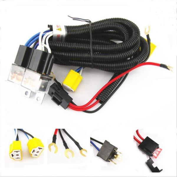 商品名2-Headlight H4 Headlamp Light Bulb Ceramic Socket Plugs Relay Wiring Harness Kit …ブランド：RICKYZHU商品サイズ：高さ：7 cm横幅：11.9 c...