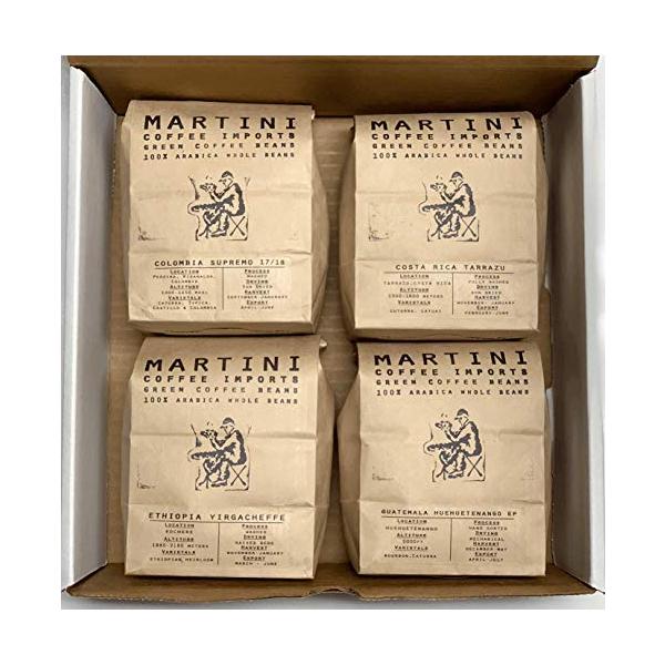 商品名：Martini Coffee Roasters - Unroasted Green Coffee Bean Sampler Pack - 4LBS - 100% Raw Arabica Coffee Beans - Unroaste...