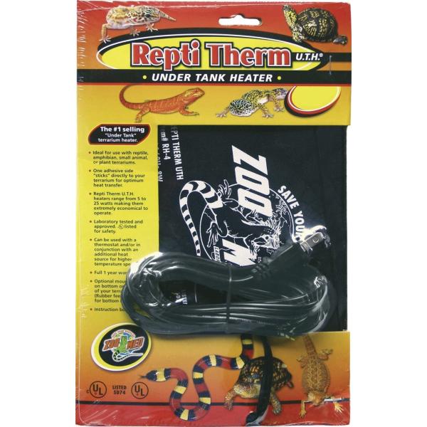 商品名Zoo Med Repti Therm Under Tank Reptile Heater 16 Watts - 12"" Long x 8"" Wide (30-40 Gallons) - Pack of 4ブランド：Zoo Med...