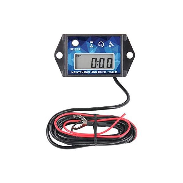 商品名Runleader デジタルエンジン時間計 メンテナンスリマインダー タコメーター 乗馬 芝刈り機 トラクター ジェネレータ チェーンソー 船外機 ATV ジェットスキー オートバイ スノーモービルコンプレッサーRunleader D...