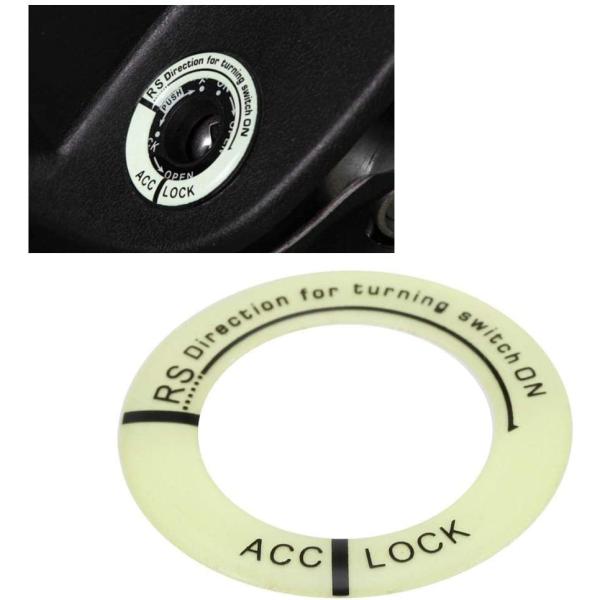 商品名KIMISS イグニッションスイッチ装飾リング 車 オートバイ 発光 イグニッションスイッチ キーリング サークルカバートリム ユニバーサル (ブラック)KIMISS Ignition Switch Decoration Ring, ...