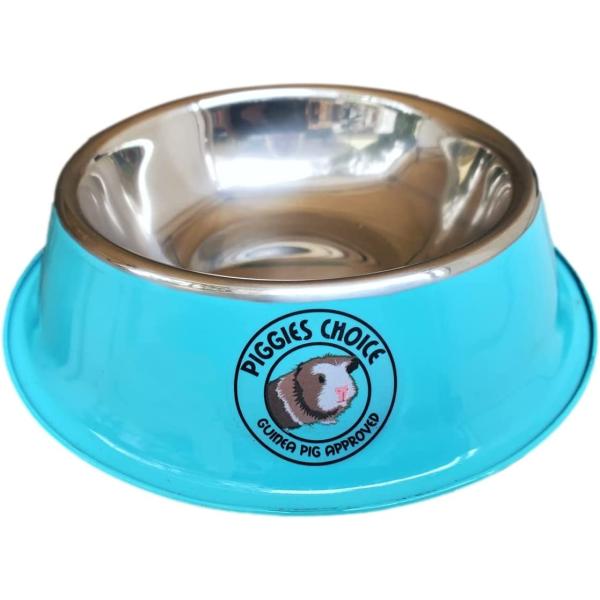 商品名：Piggies Choice Non-Tip Metal Guinea Pig Pellet Feeding Bowls Matches The Space House Guinea Pig Hidey (Single Bowl, ...
