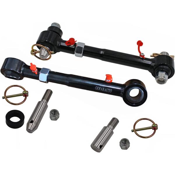 商品名State Warehouse フロントスウェイバー クイック ディスコネクトシステム 調節可能 JKS #2034 ラングラー JK JKU (2007-2018) 対応 2.5~6インチ リフト2034 Front Sway Ba...